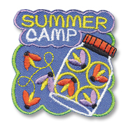Summer Camp Girl Scout Fun Patch