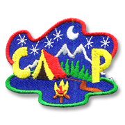 Camp Girl Scout Fun Patch