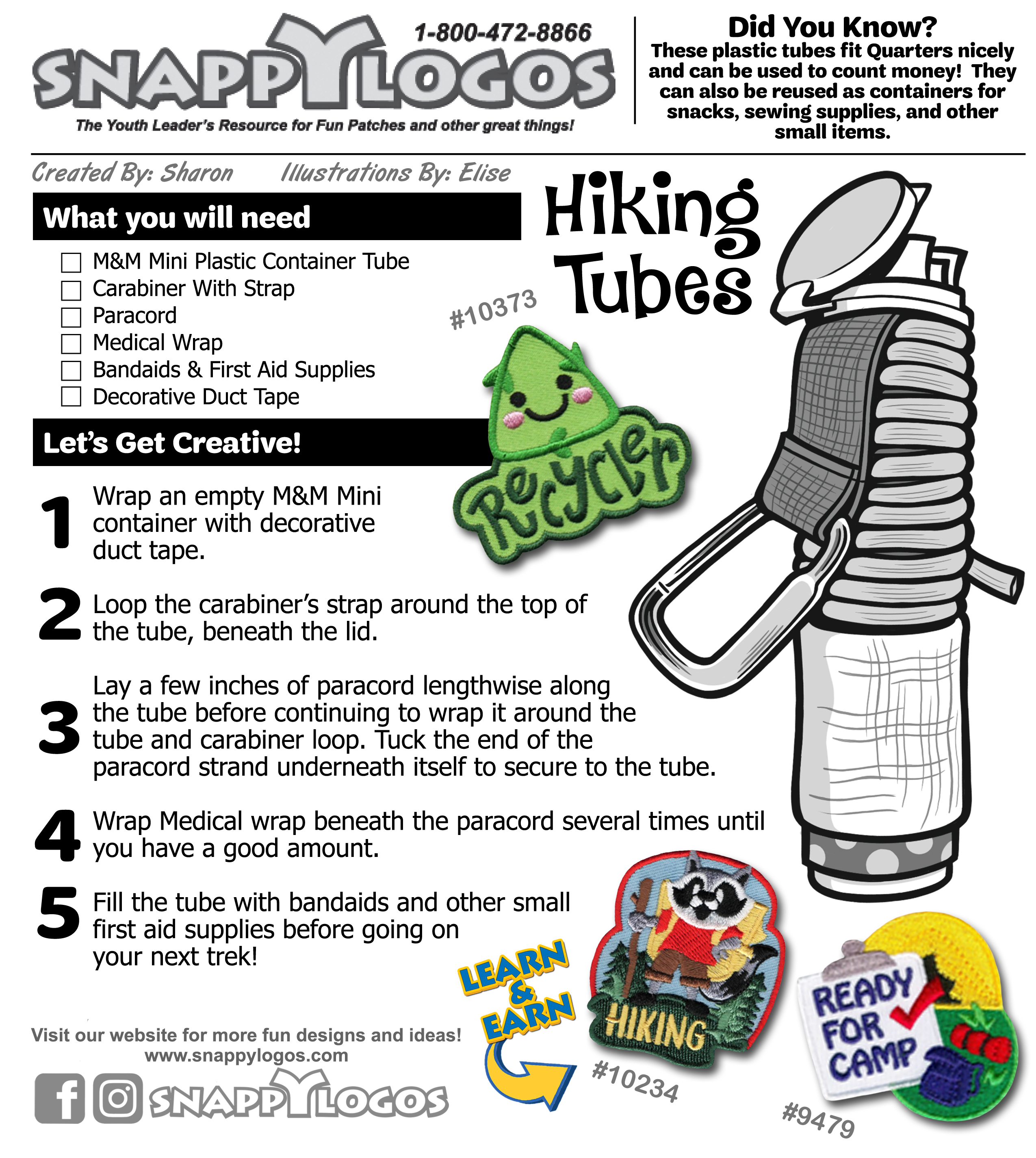 Hiking-Snappylogos.com