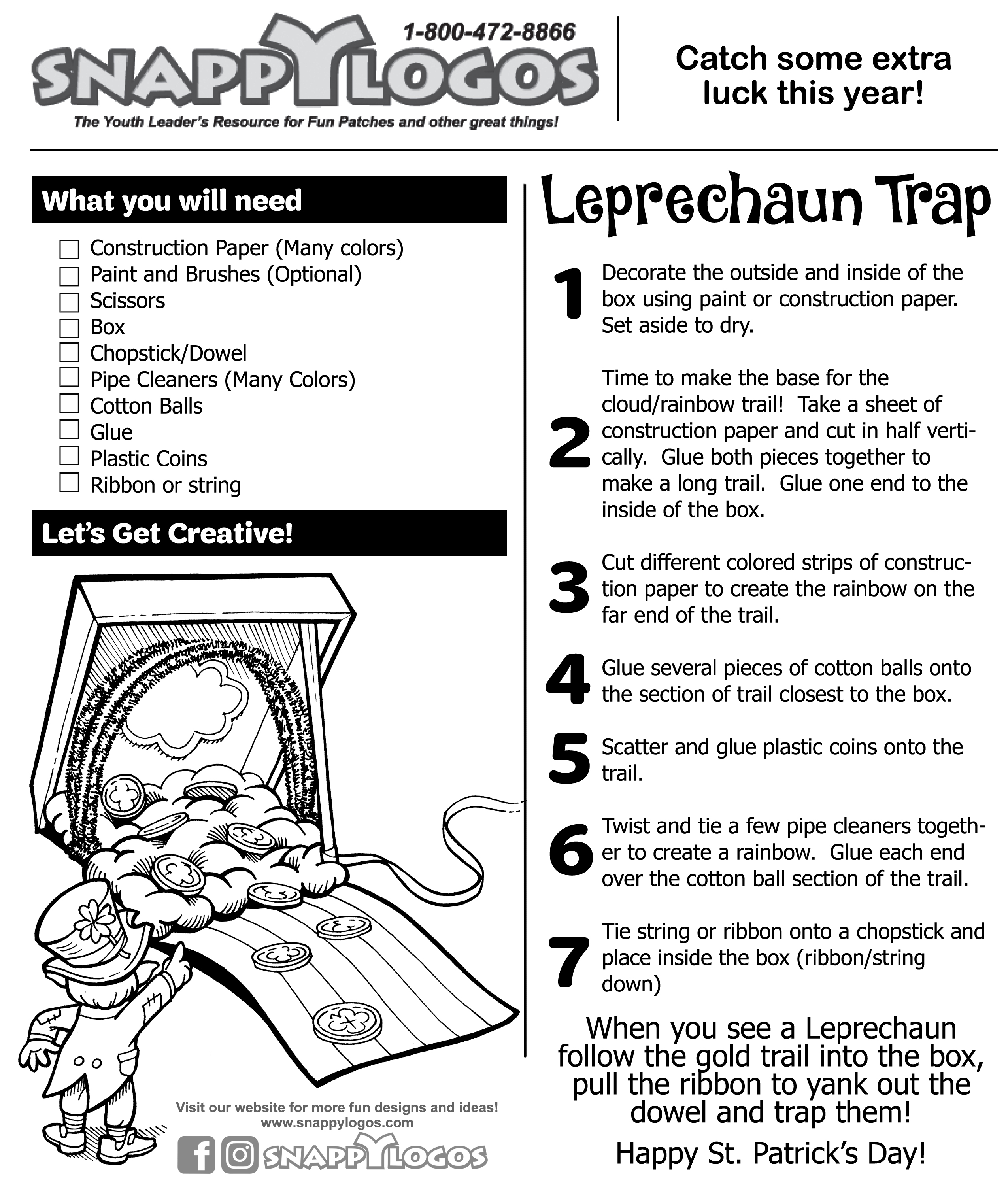 Leprechaun Trap-Snappylogos.com