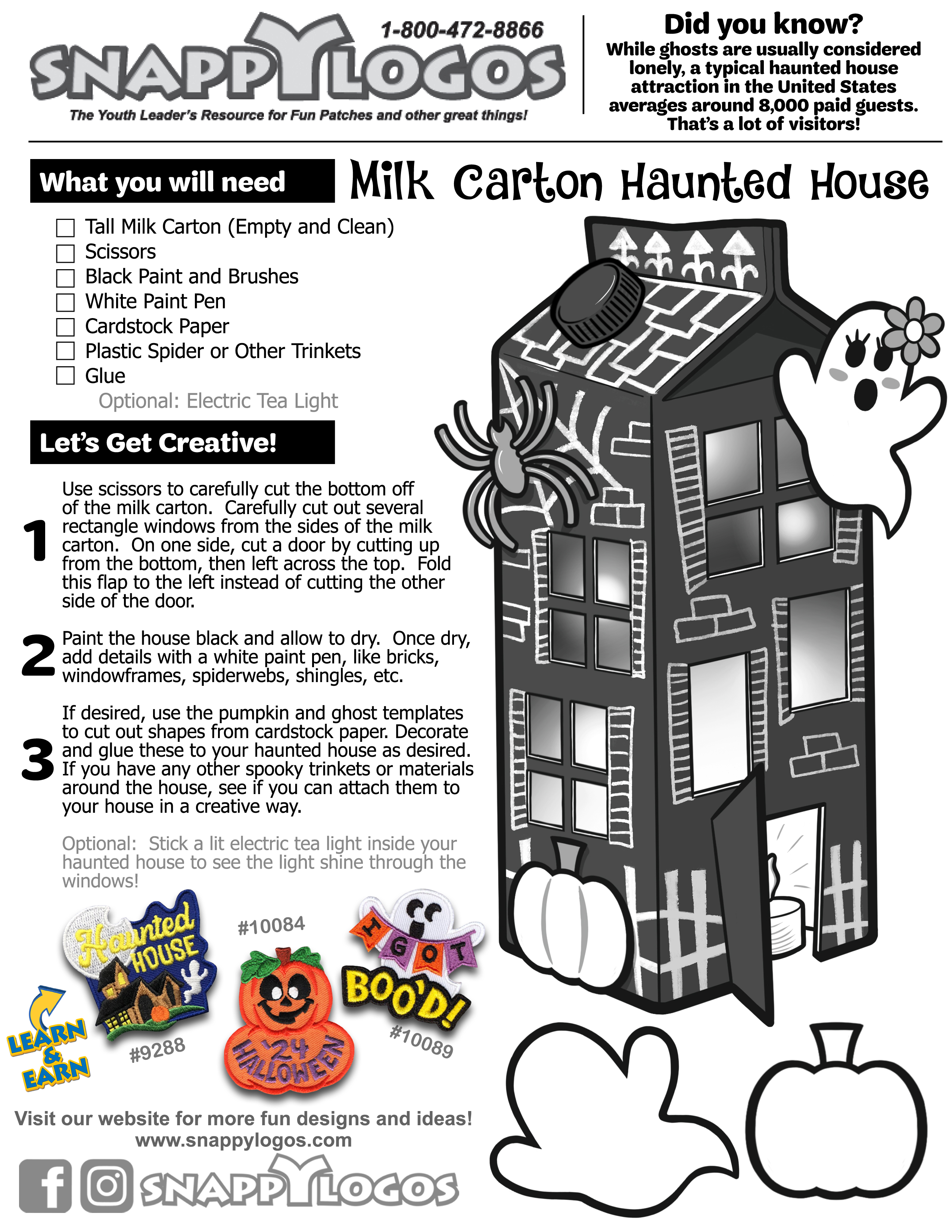 Haunted House-Snappylogos.com