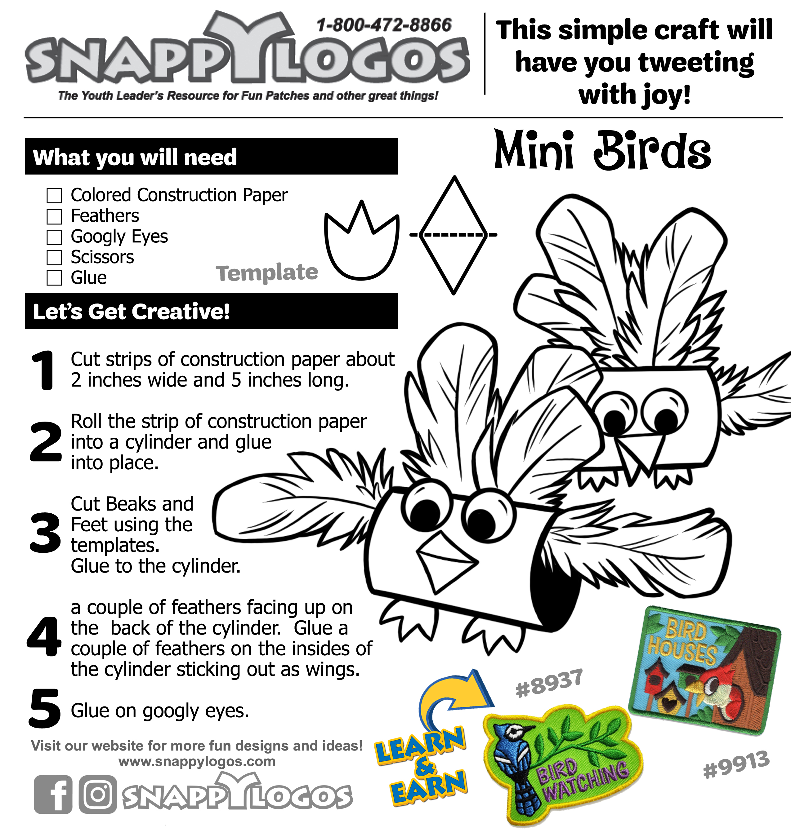 Bird Watching-Snappylogos.com