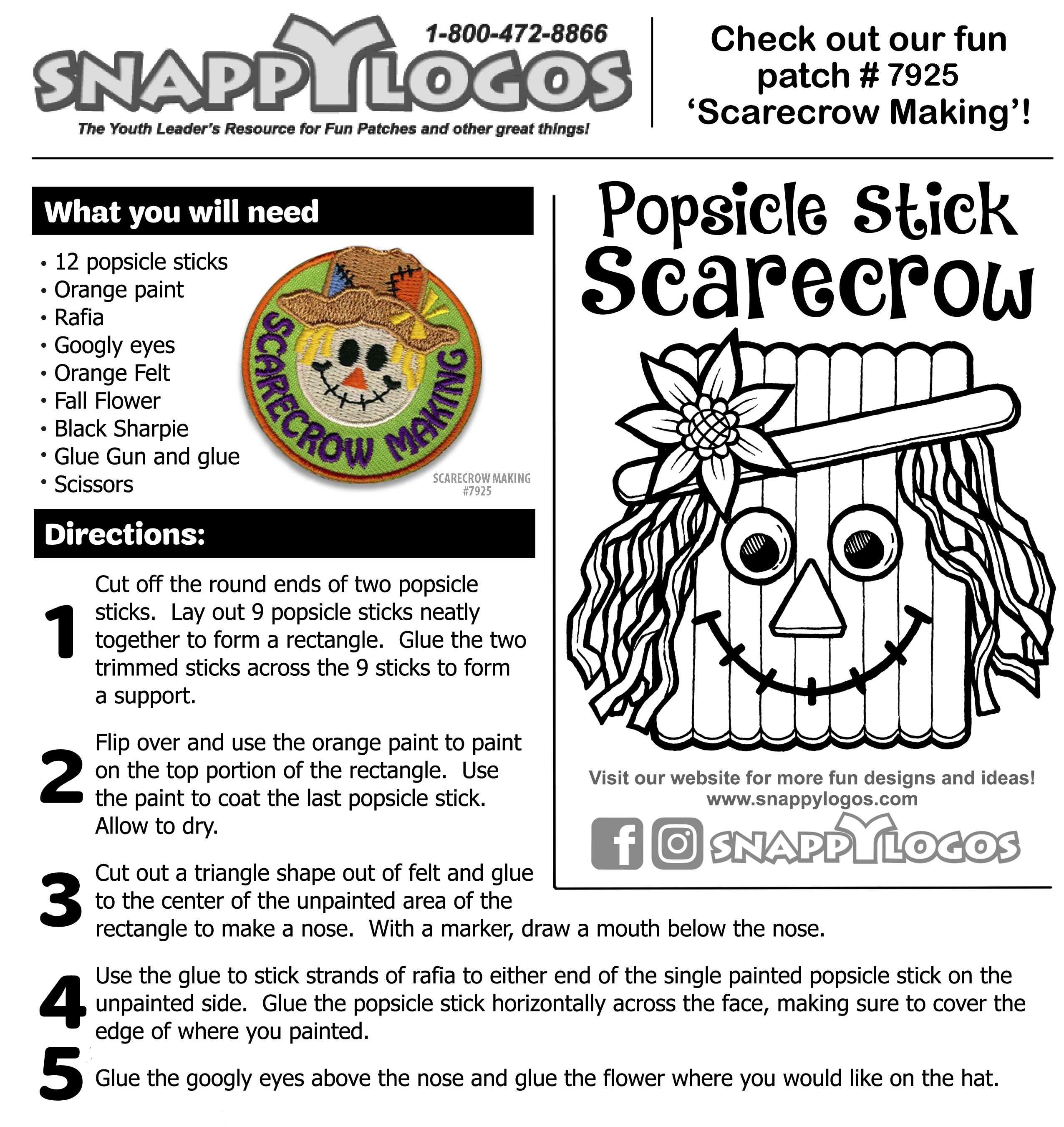 Scarecrow Making-Snappylogos.com