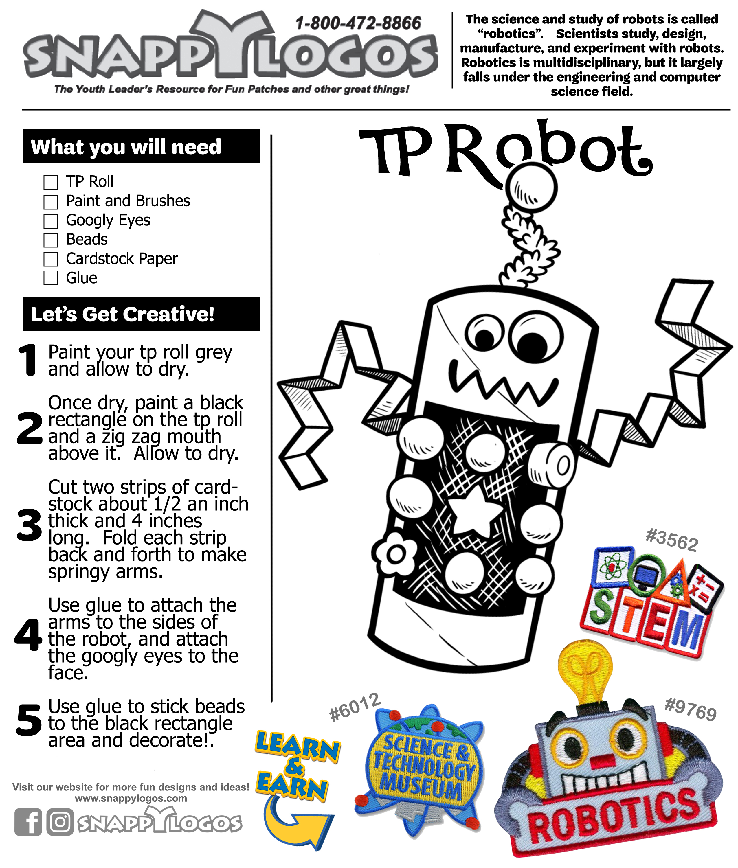 STEM Fun Patch | Snappylogos, Inc.-Snappylogos.com