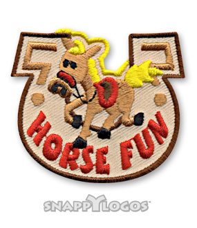 Horse Fun Patch | Snappylogos, Inc.-Snappylogos.com
