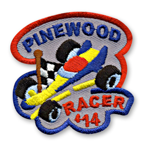 Pinewood Racer '14 Fun Patch | Snappylogos, Inc.-Snappylogos.com