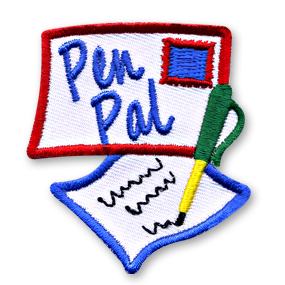 Pen Pal Fun Patch | Snappylogos, inc.-Snappylogos.com