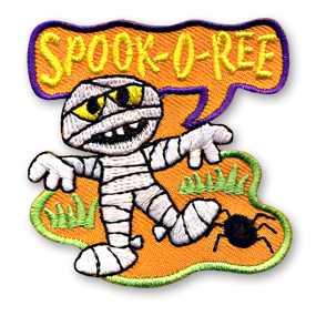 Spook-O-Ree Fun Patch | Snappylogos, Inc.-Snappylogos.com