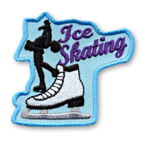Ice Skating Fun Patch | Snappylogos, Inc.-Snappylogos.com