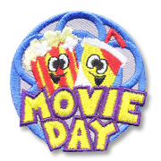 JMovie Day Girl Scout Fun Patch