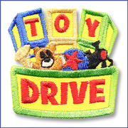 Toy Drive Girl Scout Fun Patch
