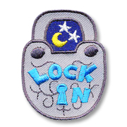 Lock-In Girl Scout Fun Patch